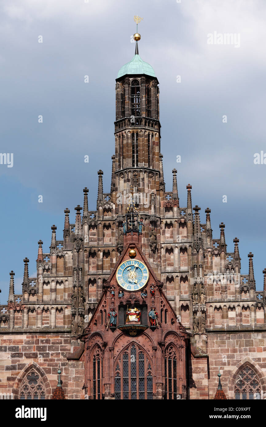 Church of Our Lady, Nuremberg, Middle Franconia, Franconia, Bavaria ...