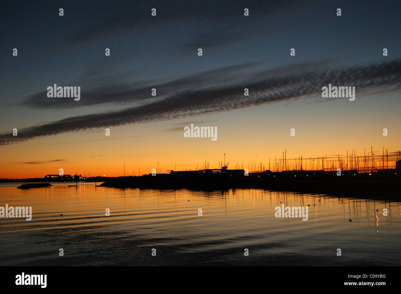 Denmark harbor sunrise hi-res stock photography and images - Alamy