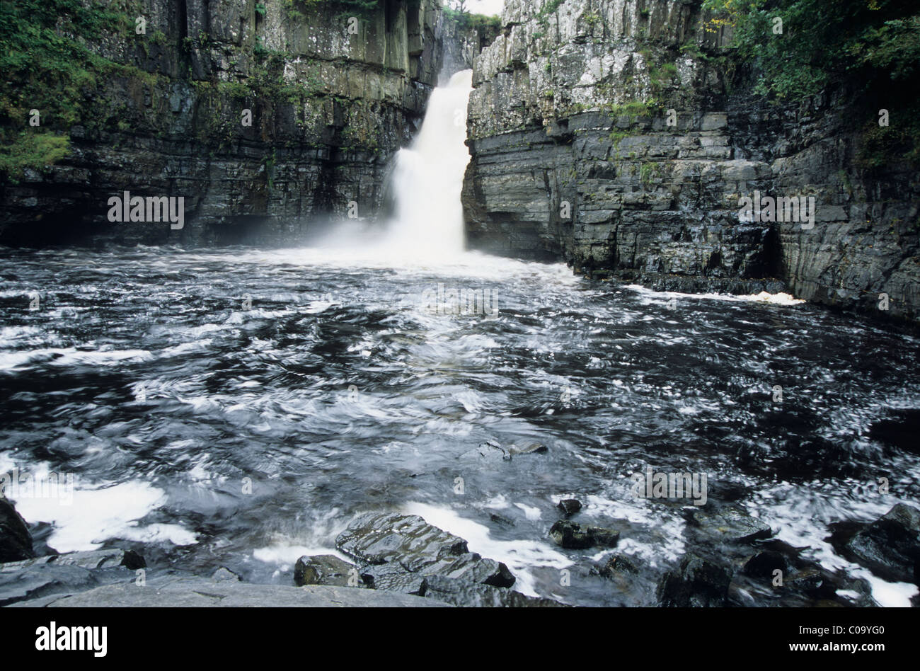 HIGHFORCE WATERFALL Stock Photo - Alamy