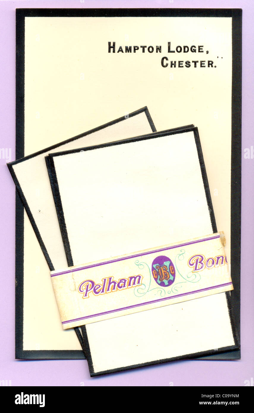 Victorian mourning paper envelopes hi-res stock photography and images ...