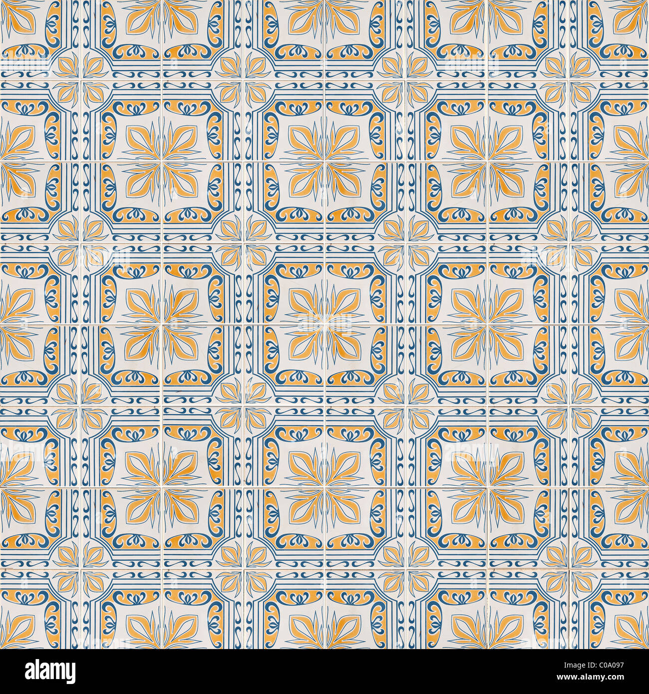 Seamless tile pattern of ancient ceramic tiles Stock Photo - Alamy