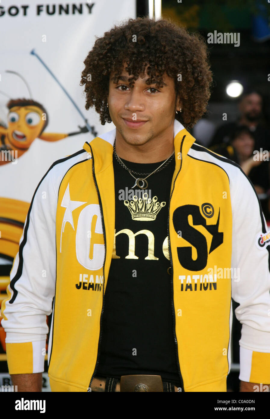 Corbin Bleu Los Angeles film premiere of 'Bee Movie' held at Mann ...