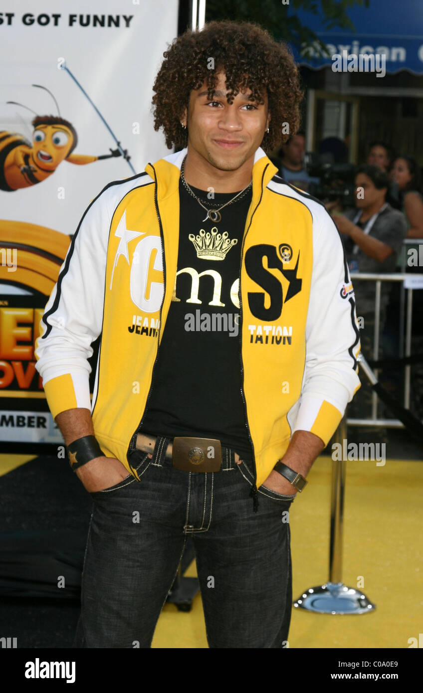 Corbin Bleu Los Angeles film premiere of 'Bee Movie' held at Mann Village Theater - Arrivals ...