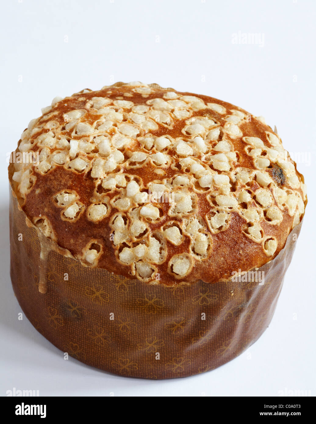 Panettone bread isolated on white background Stock Photo - Alamy