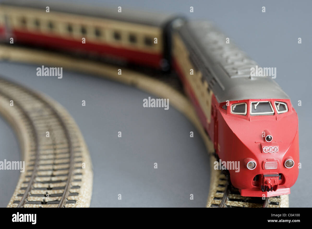 Marklin Trans-Europe Express model train set Stock Photo - Alamy