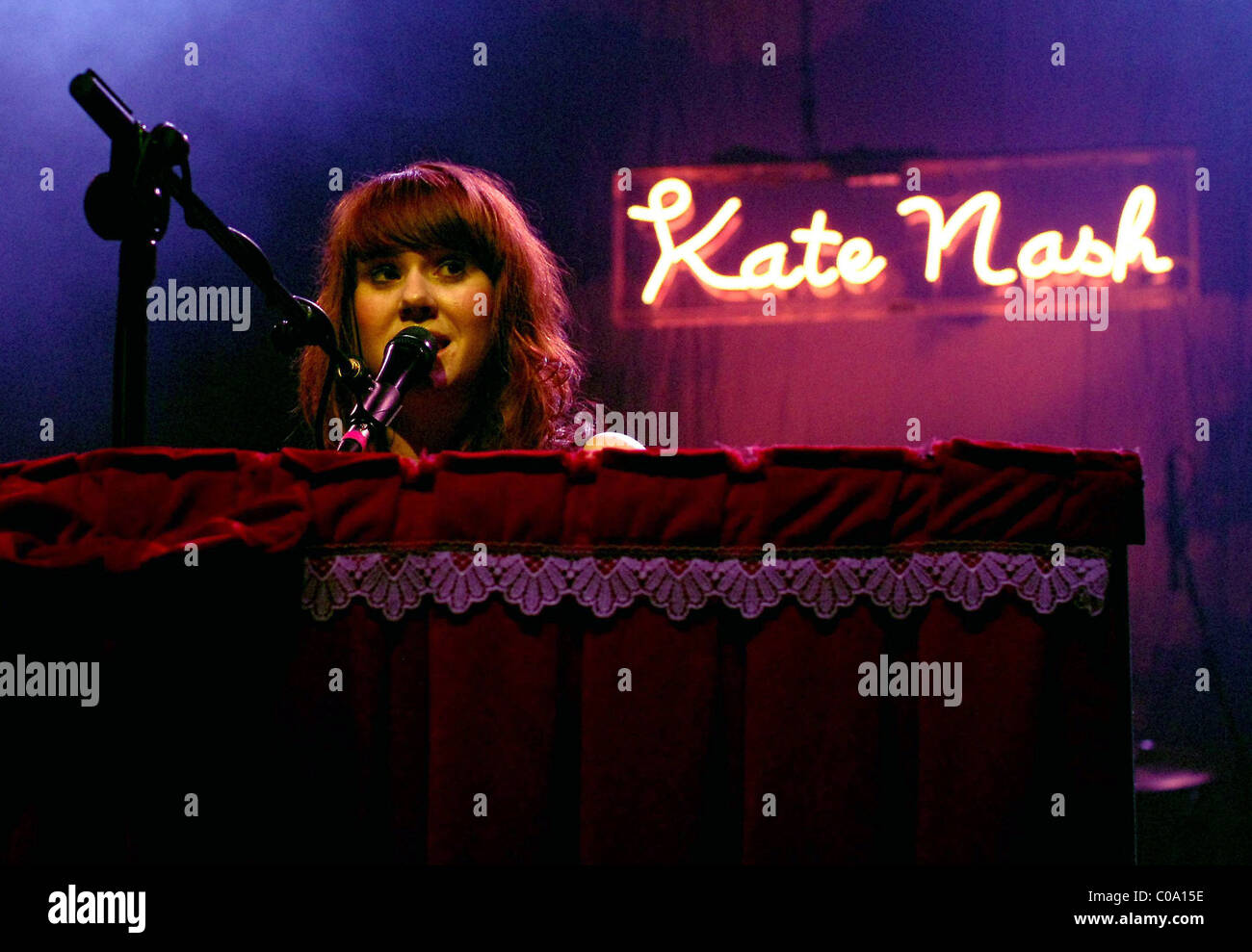 Brit Award winning musician Kate Nash performing live in concert at The ...