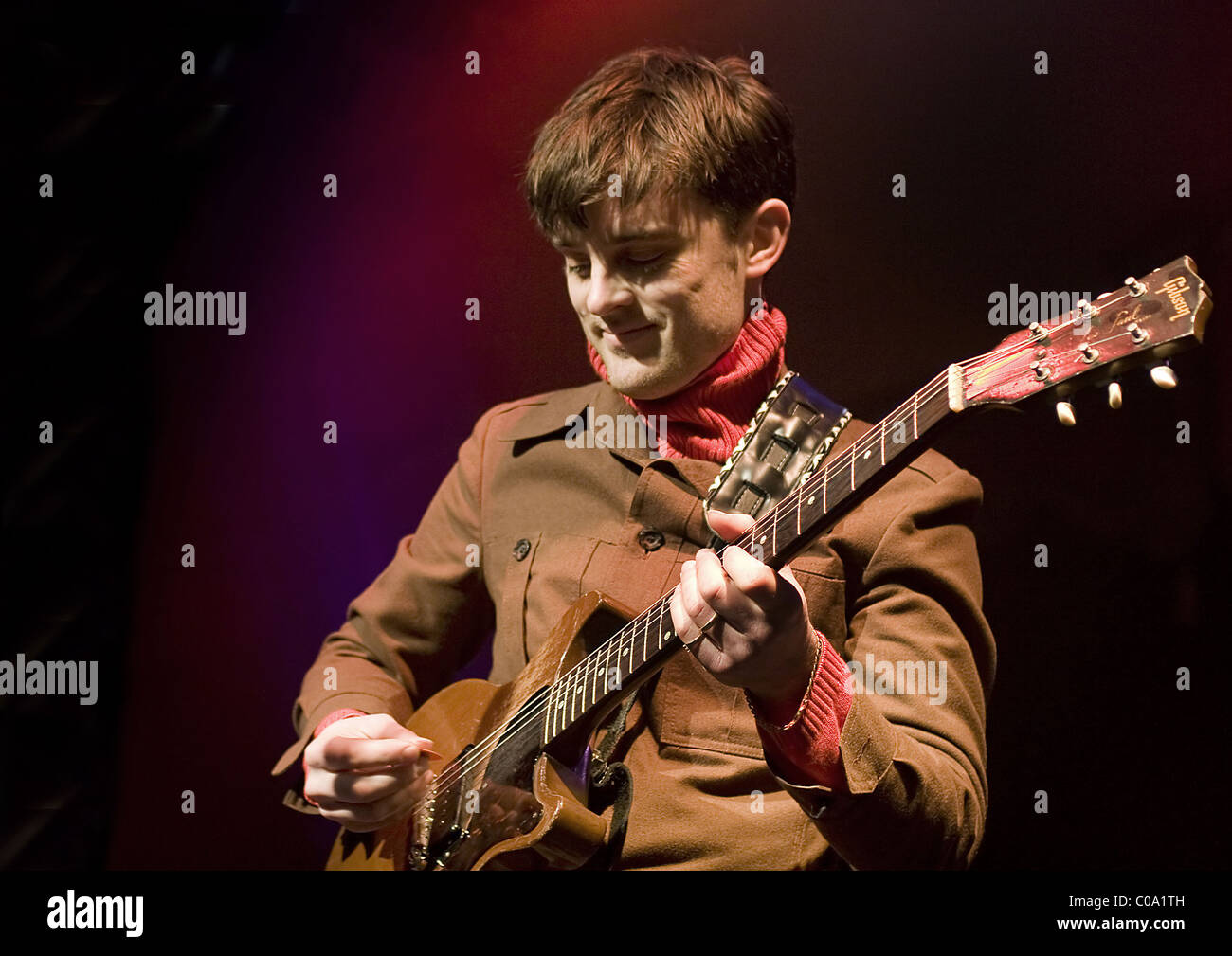 Nick McCarthy of Franz Ferdinand performing with Africa Express at ...