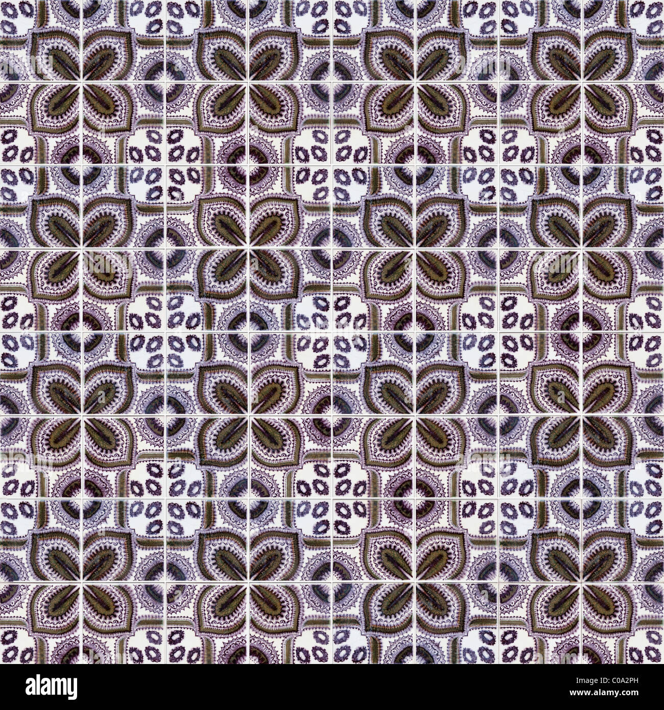 Seamless tile pattern of ancient ceramic tiles Stock Photo - Alamy
