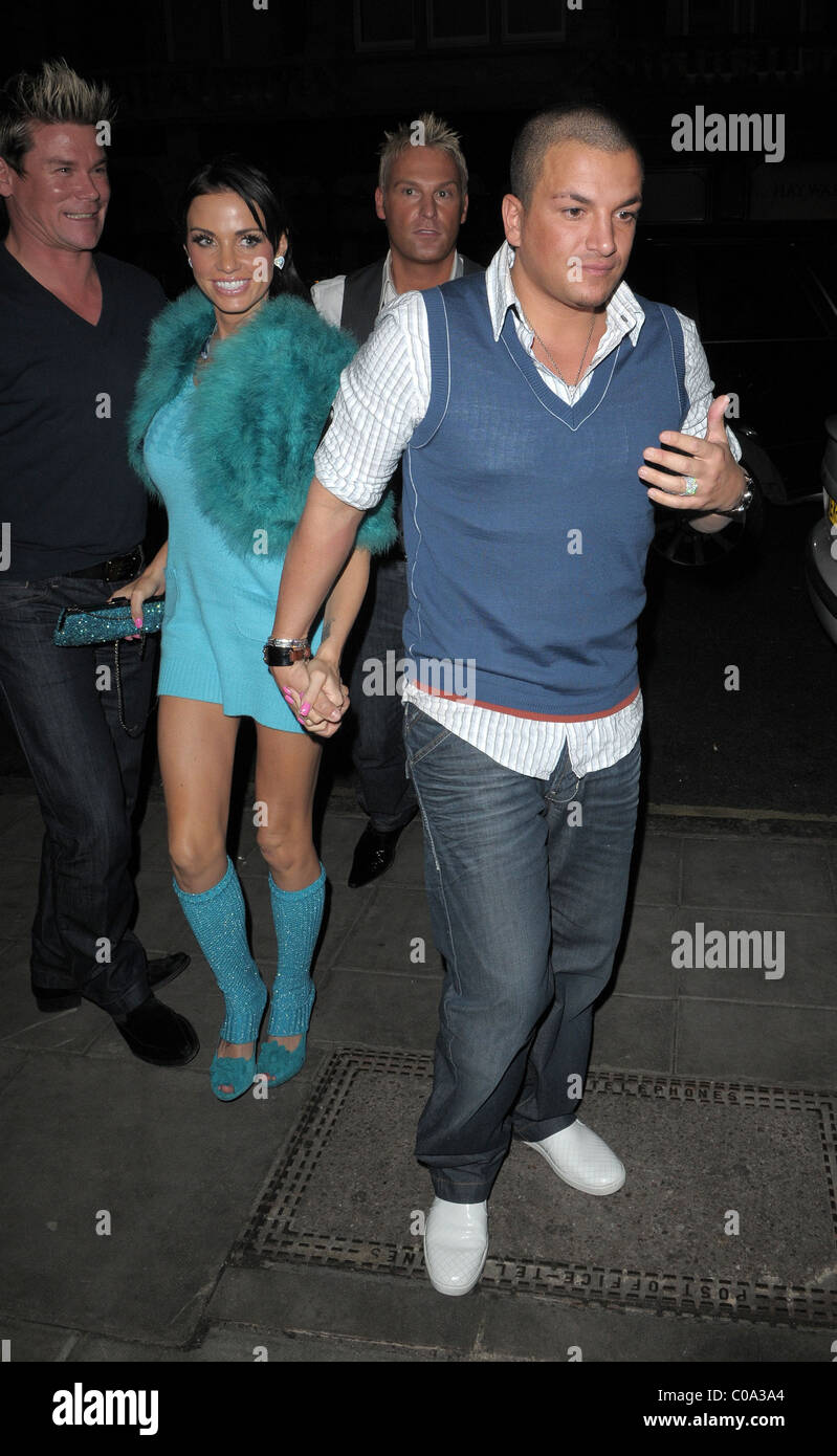 Katie Price aka Jordan and Peter Andre who is worse for wear after ...