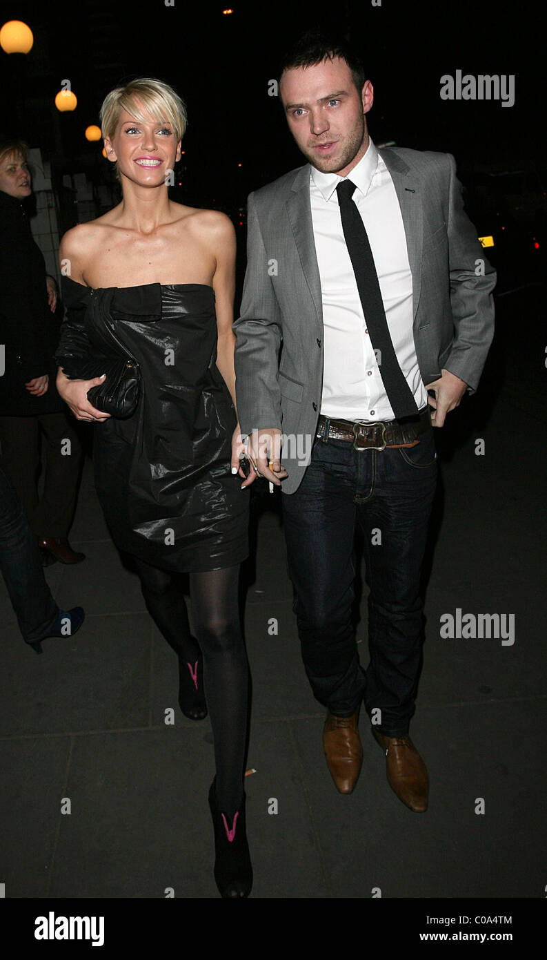 Sarah Harding and Tom Crane Samsung gala dinner in aid of Cystic ...