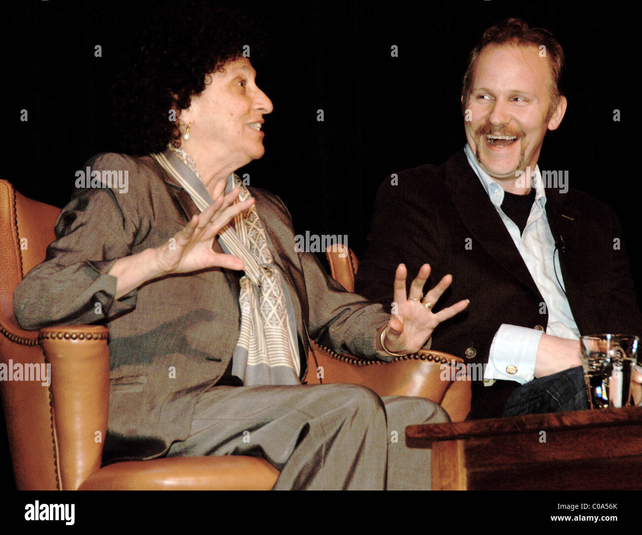 Marion Nestle, Morgan Spurlock Cool Food seminar held at the Marjorie ...