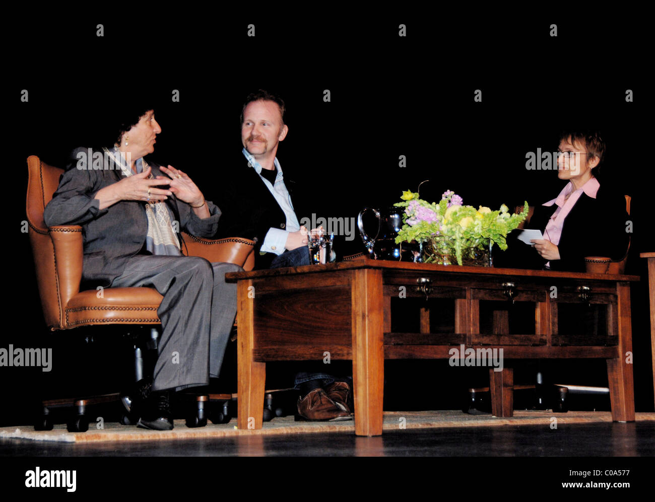 Marion Nestle, Morgan Spurlock, Kate Adamick Cool Food seminar held at ...