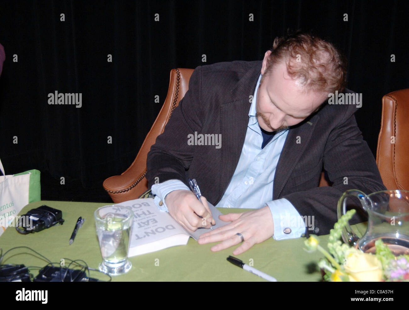 Morgan Spurlock Cool Food seminar held at the Marjorie Luke Theatre ...