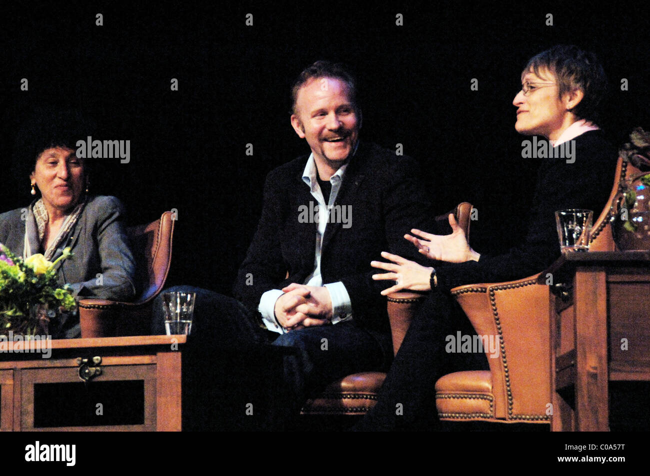 Marion Nestle, Morgan Spurlock, Kate Adamick Cool Food seminar held at ...