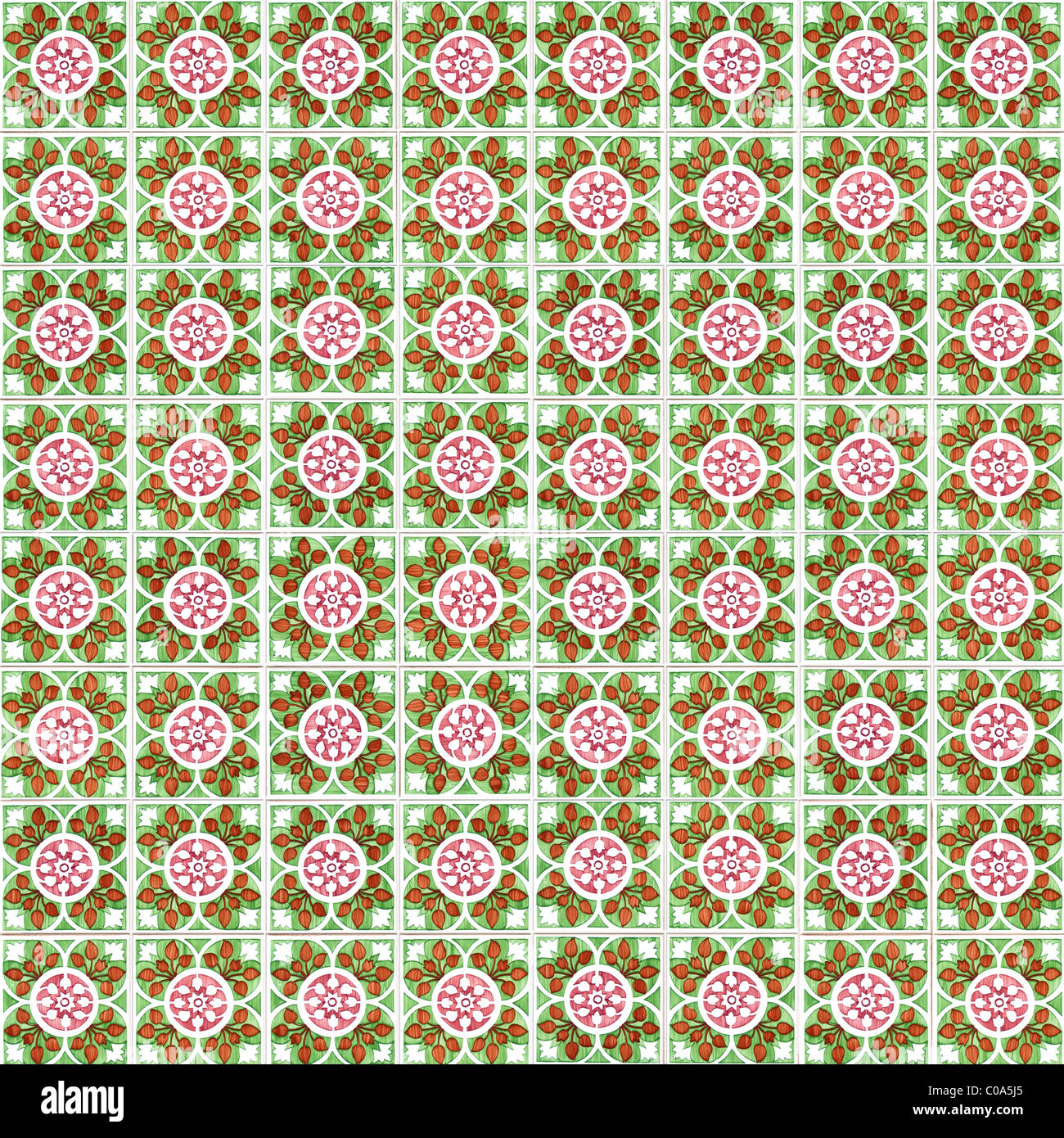 Seamless tile pattern of ancient ceramic tiles Stock Photo - Alamy