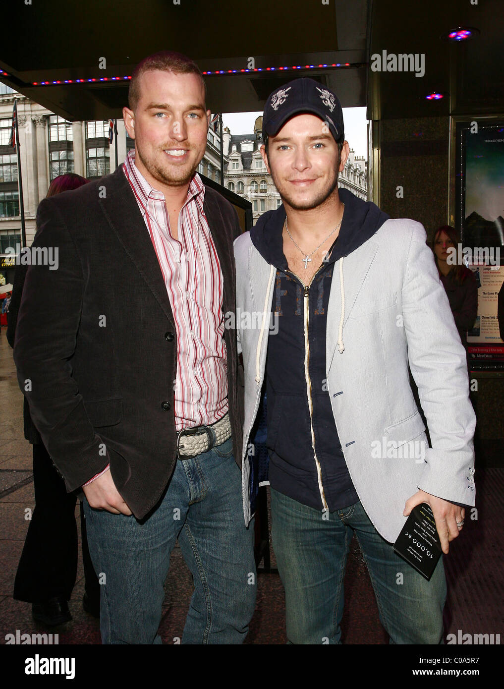 Stephen Gately and Andrew Cowles 10,000 B.C VIP sceening held at the ...