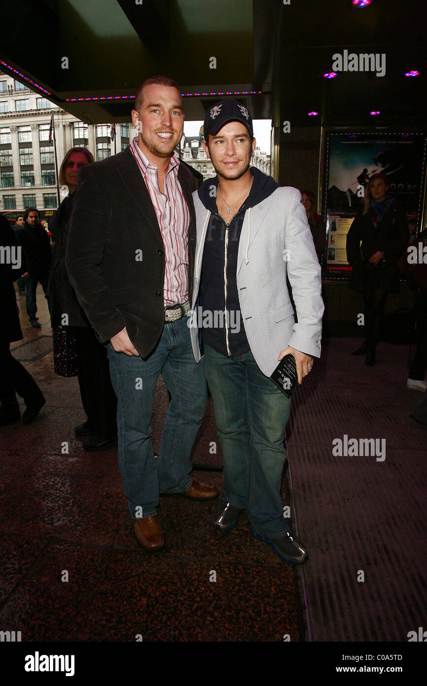 Stephen Gately and Andrew Cowles 10,000 B.C VIP sceening held at the ...