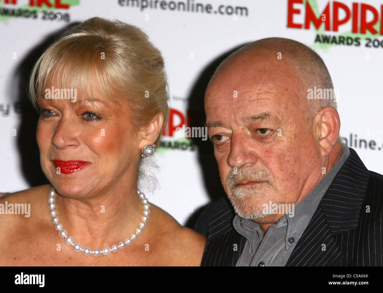 Denise Welch Tim Healy Empire Awards held at the Grosvenor House London ...