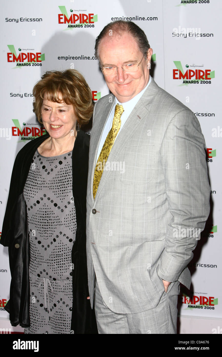 Jim Broadbent and guest Empire Awards held at the Grosvenor House ...