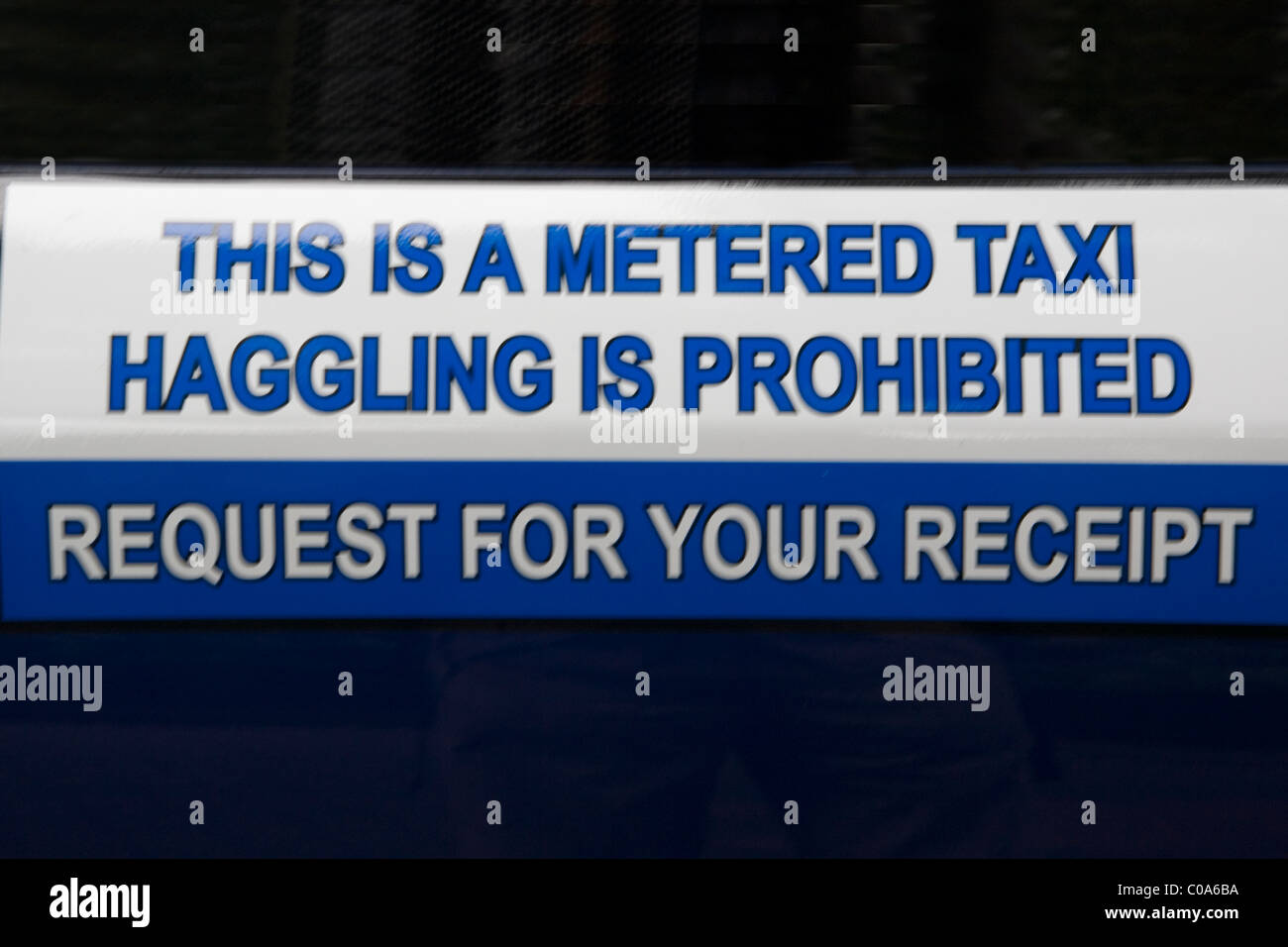 Malaysia Kuala Lumpur Taxi meter sign Stock Photo - Alamy