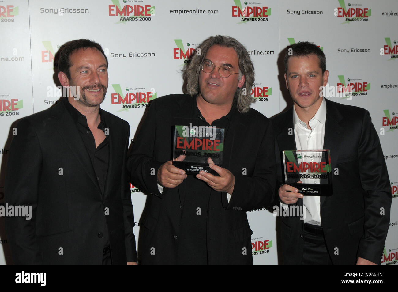 Jason Isaacs, Paul Greengrass and Matt Damon Empire Film Awards held at ...