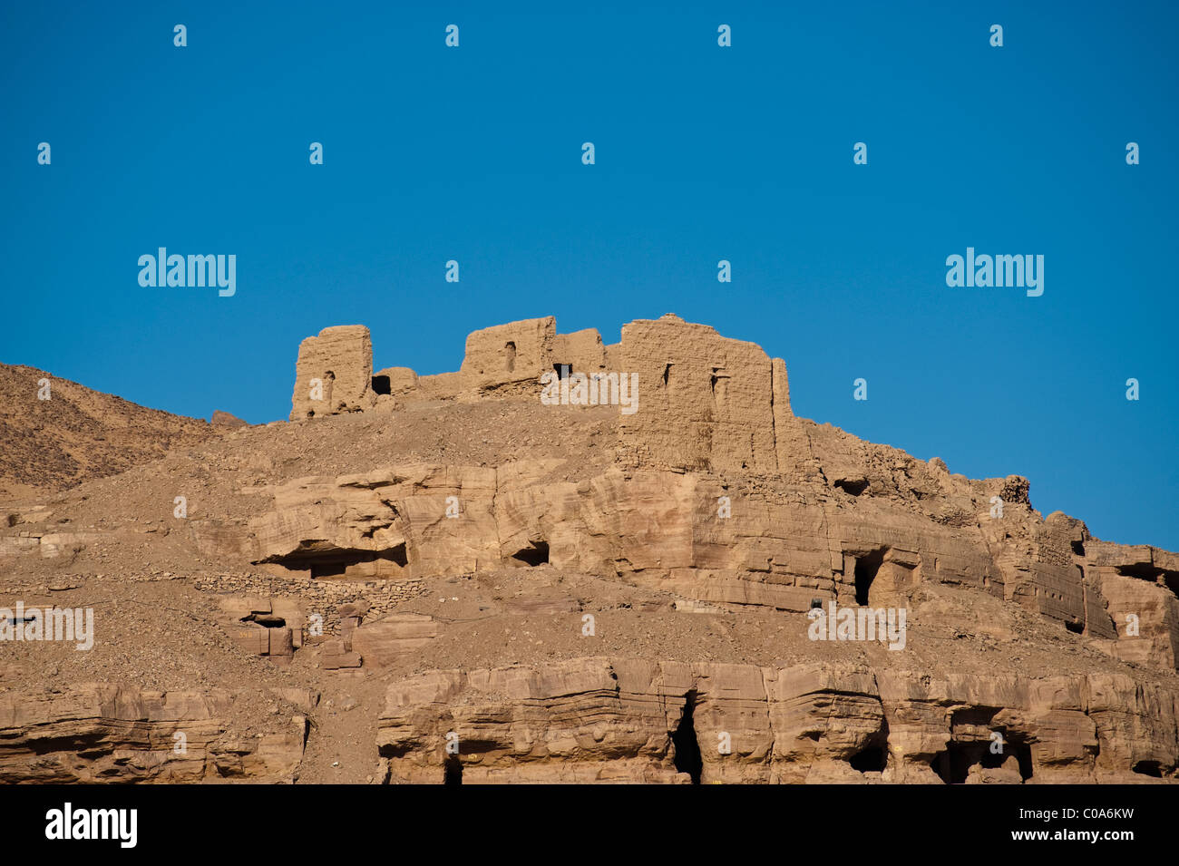 ruins along the Nile River in Egypt Stock Photo - Alamy