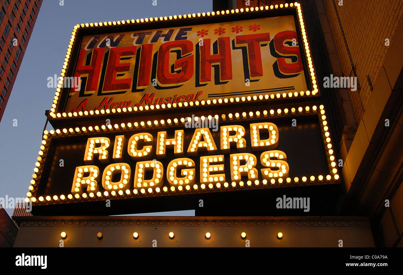 The Opening Night performance of the Broadway musical 'In The Heights ...