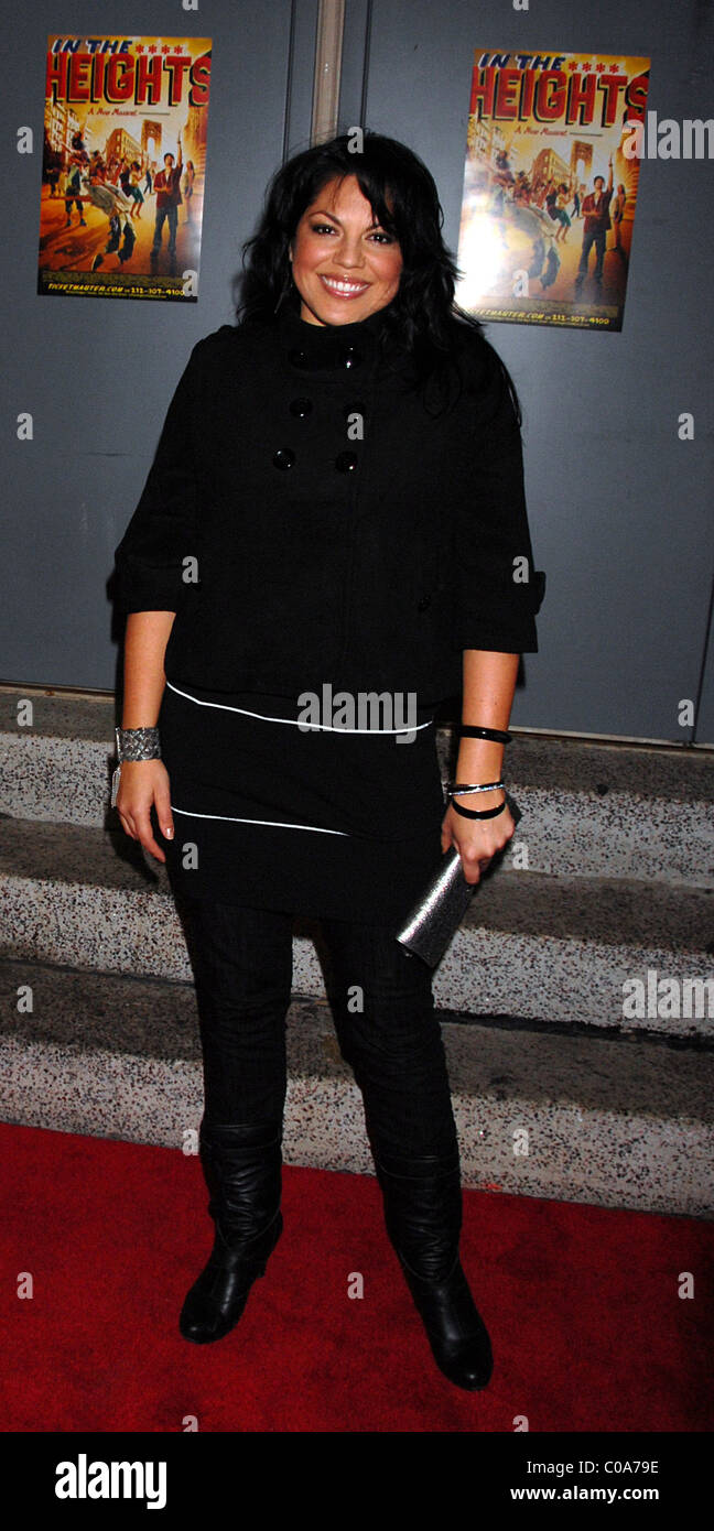 Sara Ramirez The Opening Night performance of the Broadway musical 'In ...