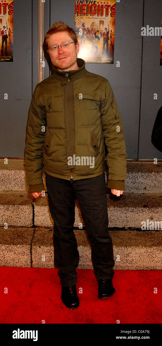 Anthony Rapp The Opening Night performance of the Broadway musical 'In ...