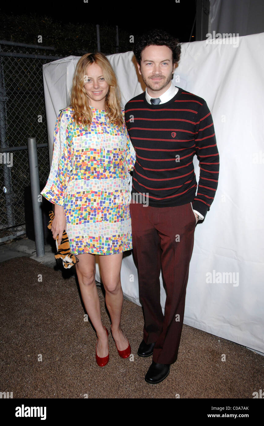 Bijou Phillips and Danny Masterson Mercedes-Benz Autumn 2008 LA Fashion Week at Smashbox Studios ...