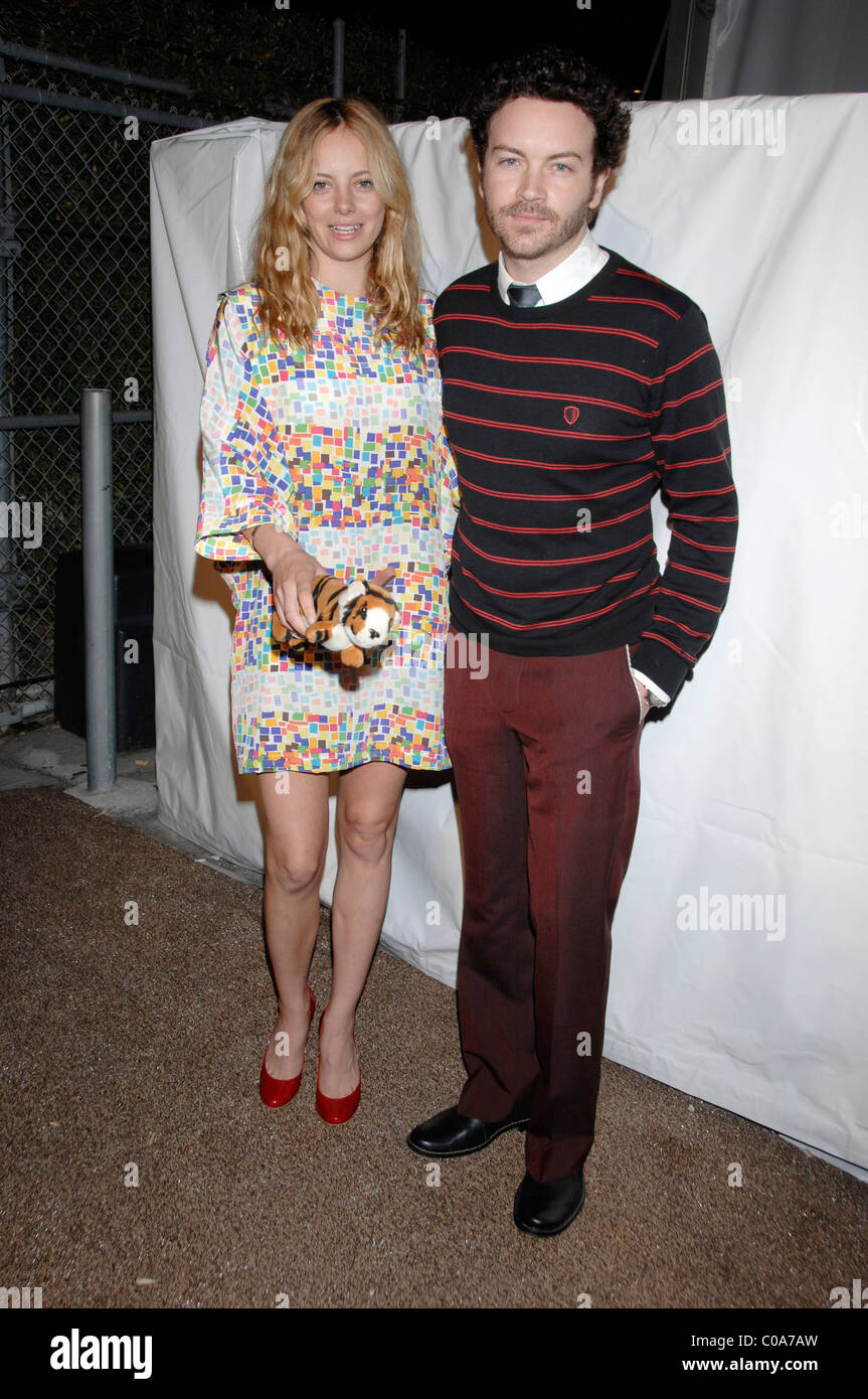 Bijou Phillips and Danny Masterson Mercedes-Benz Autumn 2008 LA Fashion Week at Smashbox Studios ...