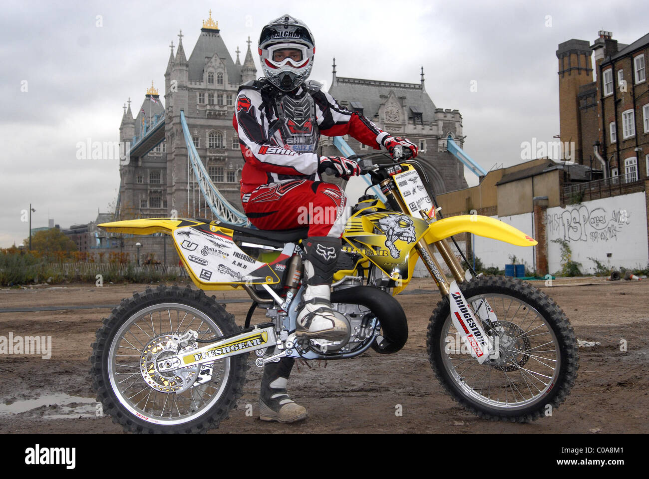 The Crusty Demons Motorcycle stunt crew, who hold six world records for ...