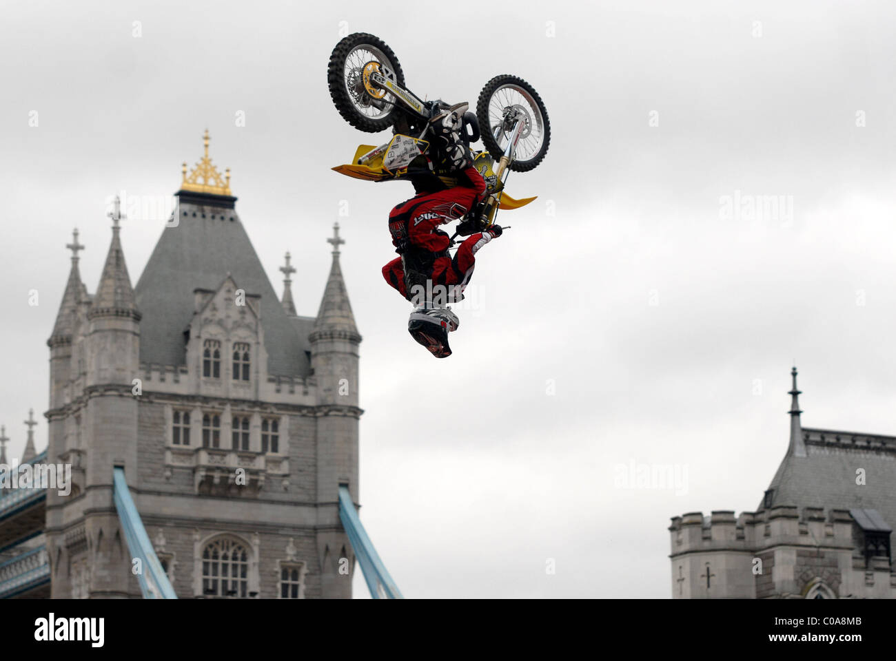 The Crusty Demons Motorcycle stunt crew, who hold six world records for ...