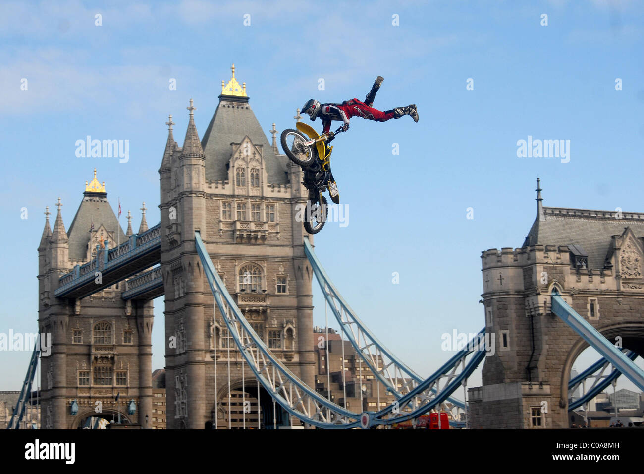 The Crusty Demons Motorcycle stunt crew, who hold six world records for ...