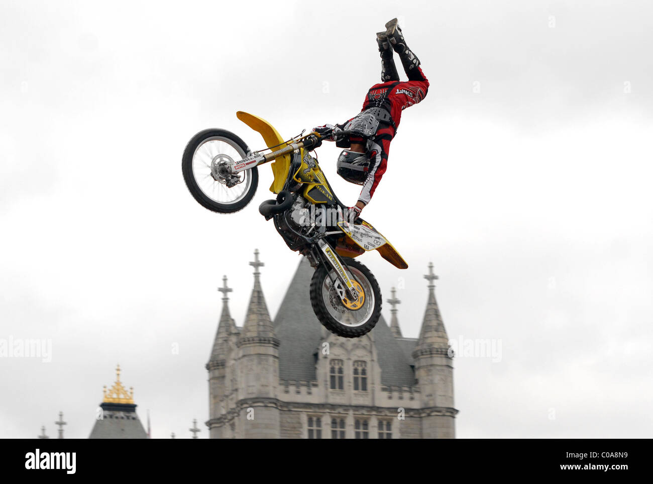 The Crusty Demons Motorcycle stunt crew, who hold six world records for ...