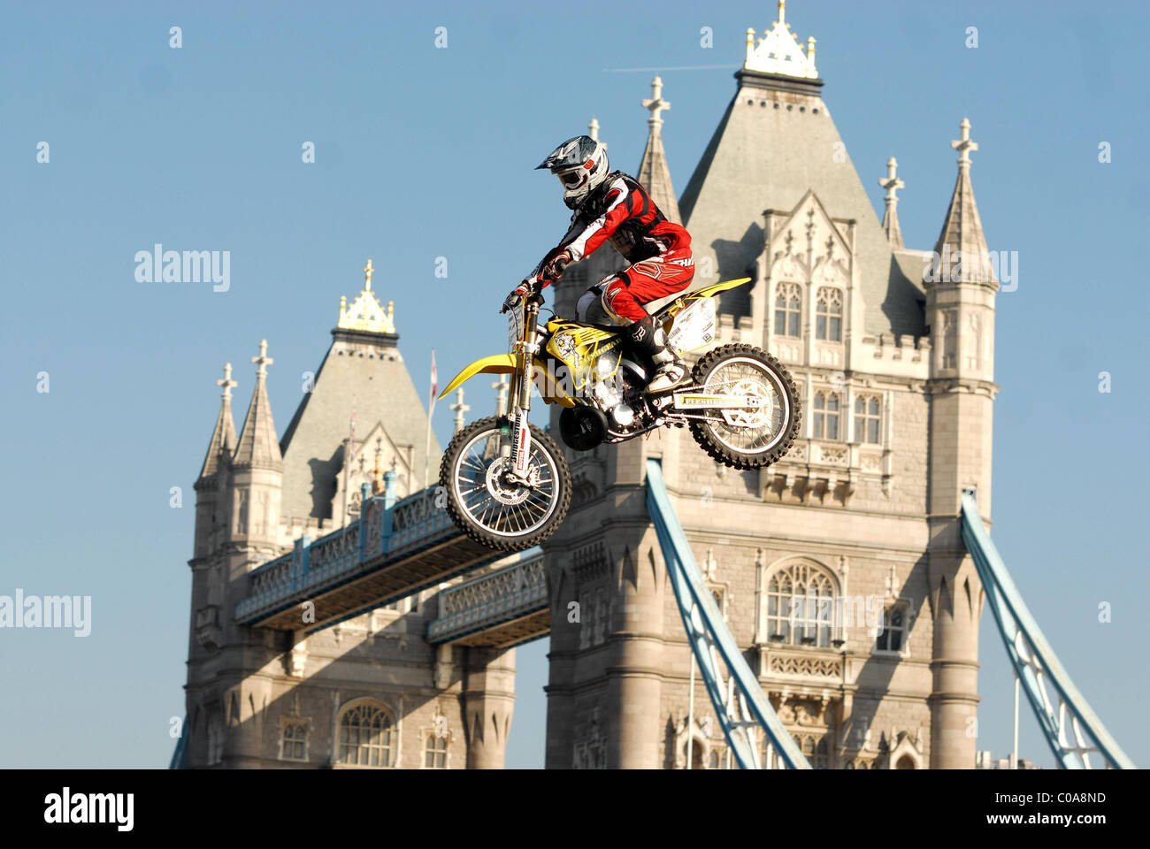 The Crusty Demons Motorcycle stunt crew, who hold six world records for ...