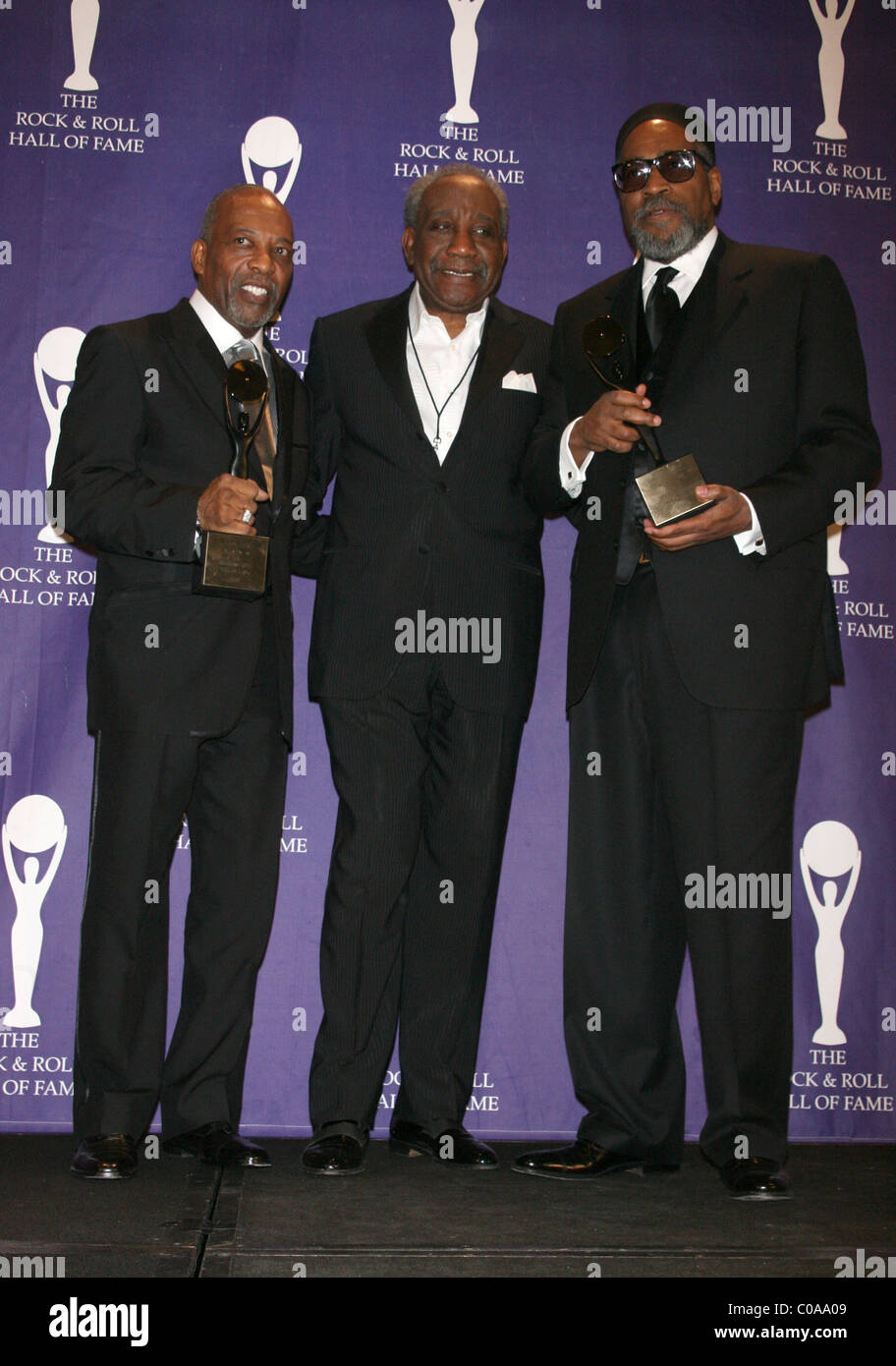 Leon Huff, Jerry Butler and Kenneth Gamble 2008 Rock and Roll Hall of ...