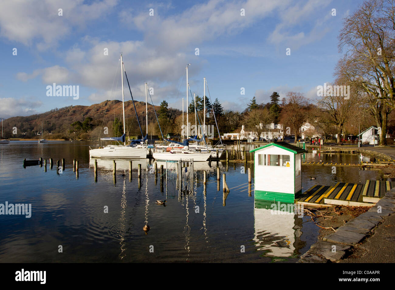 Waterhead - Ambleside - on the northern shore of Lake Windermere Stock ...