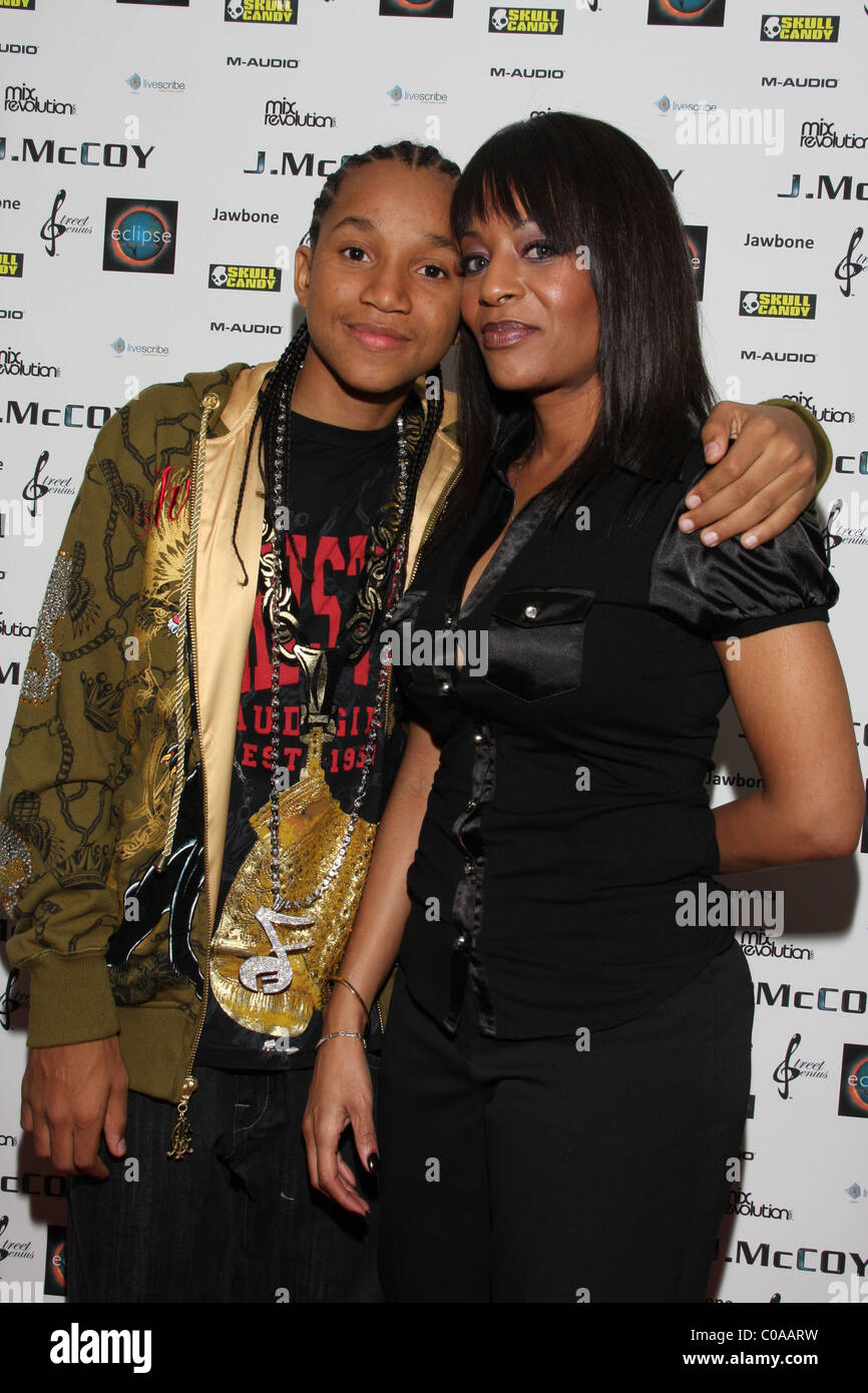 J. McCoy and his mom Denah McCoy J. McCoy's 14th Birthday Celebration ...