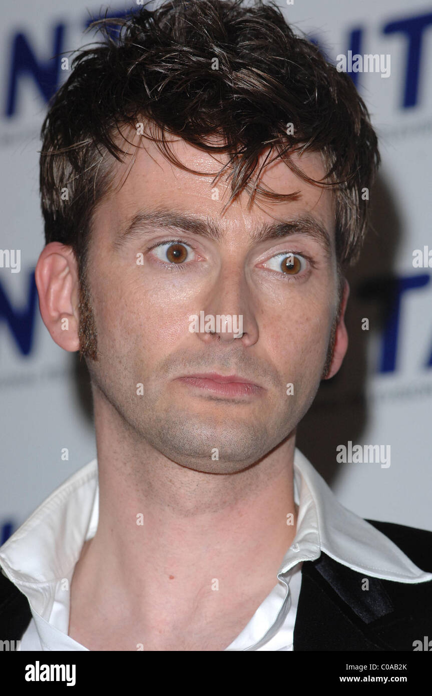 David Tennant National Television Awards held at the Royal Albert Hall ...