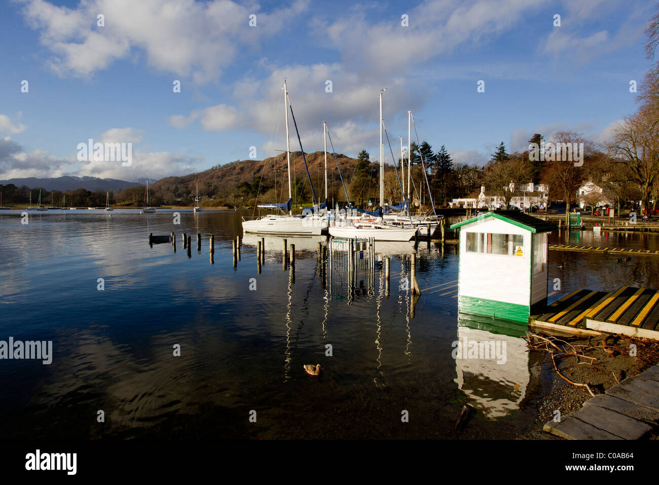 Waterhead - Ambleside - on the northern shore of Lake Windermere Stock ...