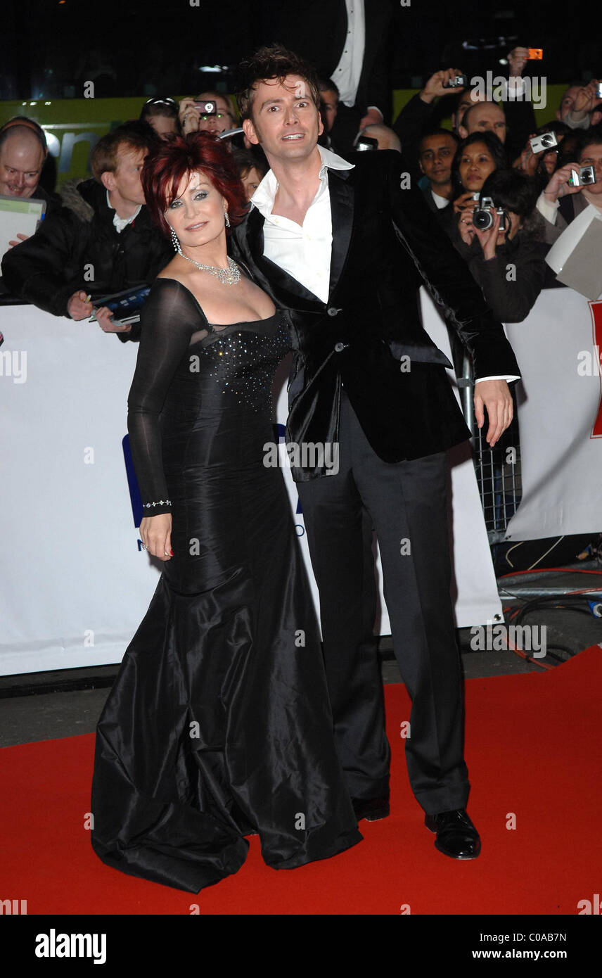 Sharon Osbourne and David Tennant National Television Awards held at ...