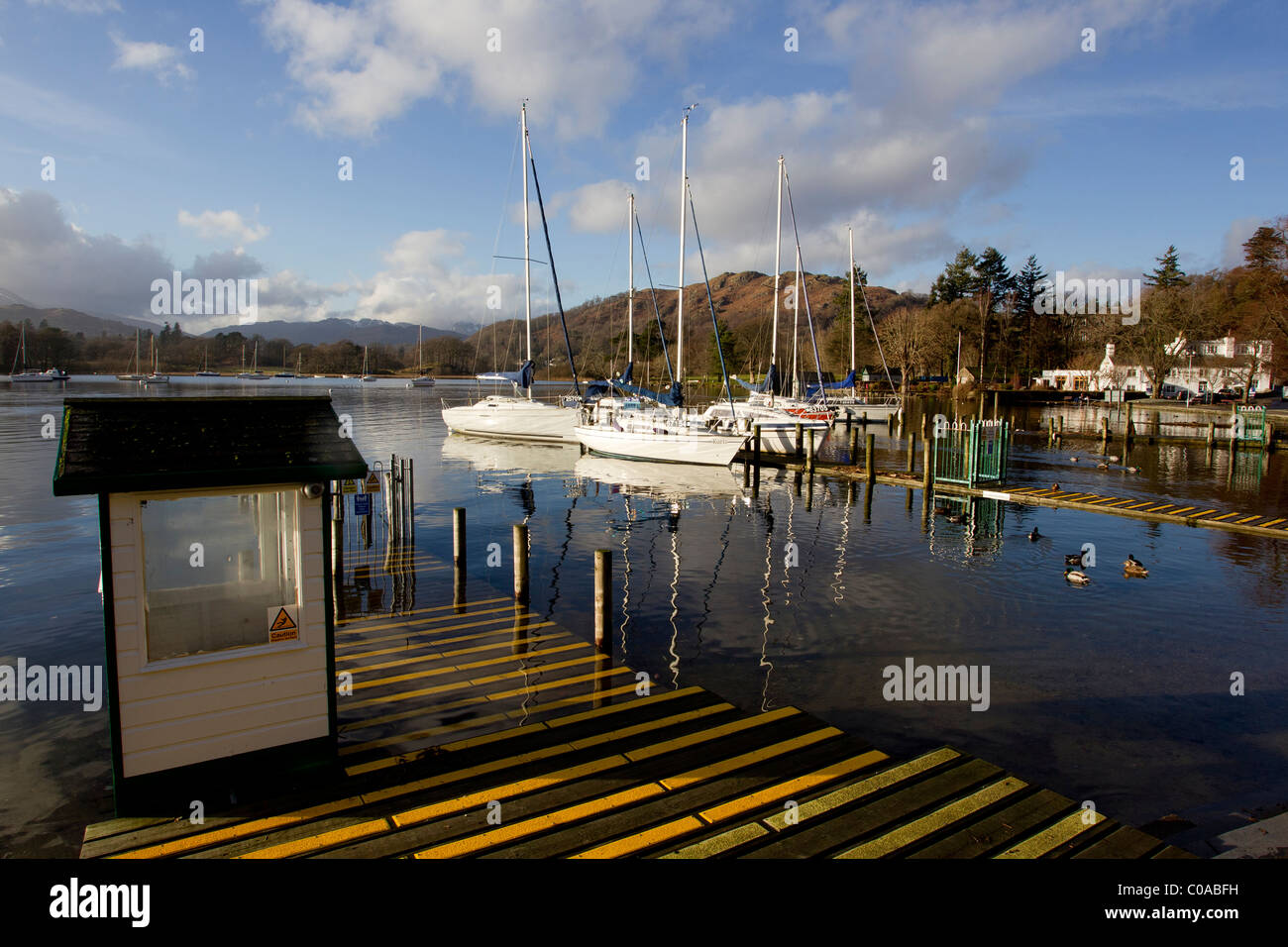 Waterhead - Ambleside - on the northern shore of Lake Windermere Stock ...
