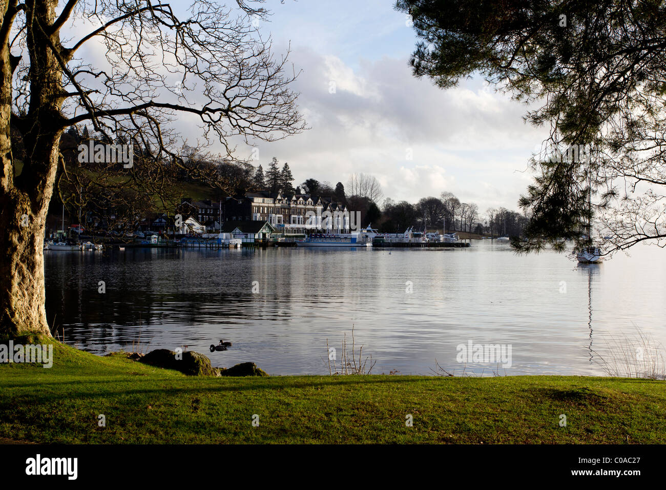 Waterhead - Ambleside - on the northern shore of Lake Windermere Stock ...