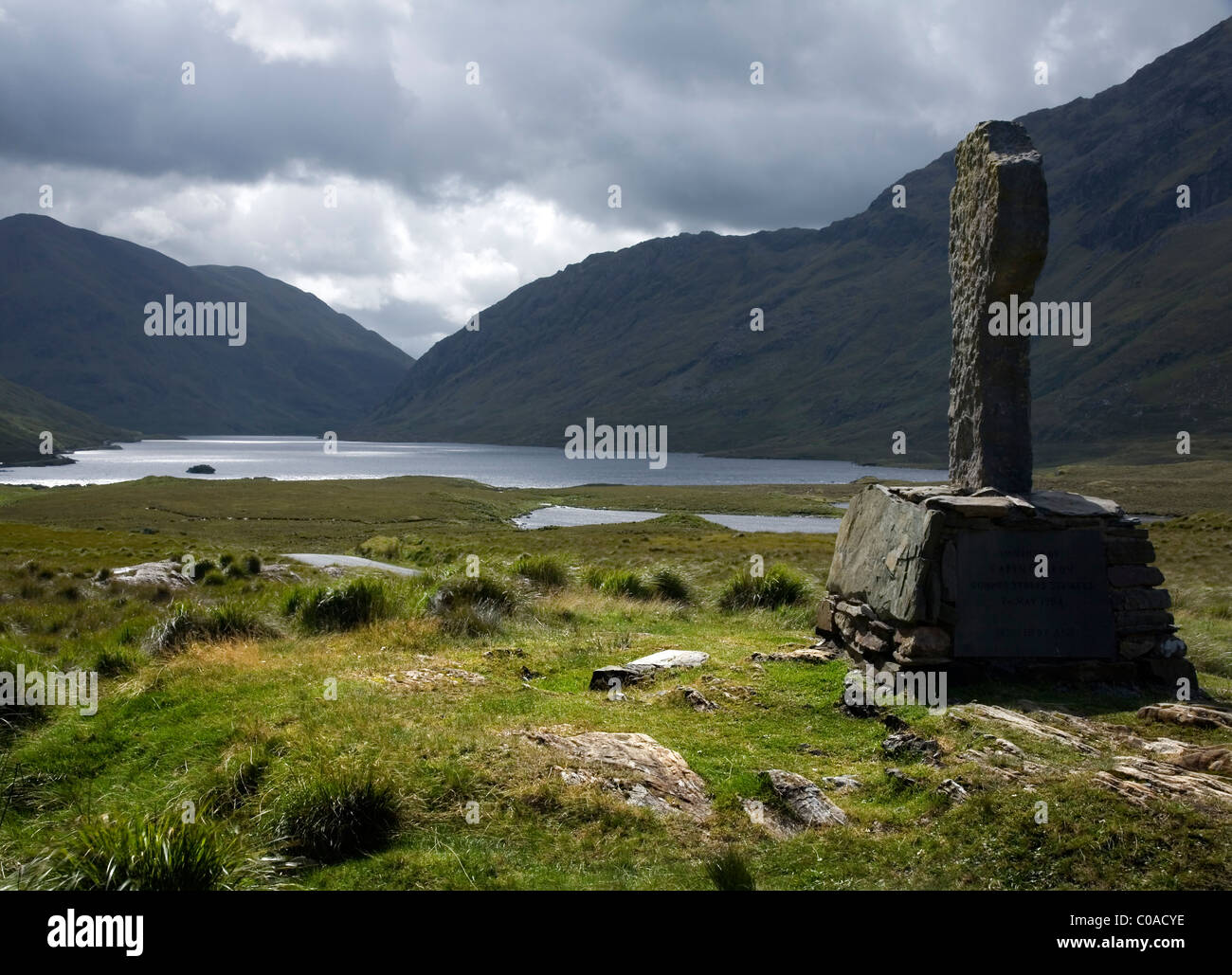 Doolough Pass and Doo Lake. County Mayo. Republic of Ireland Stock ...