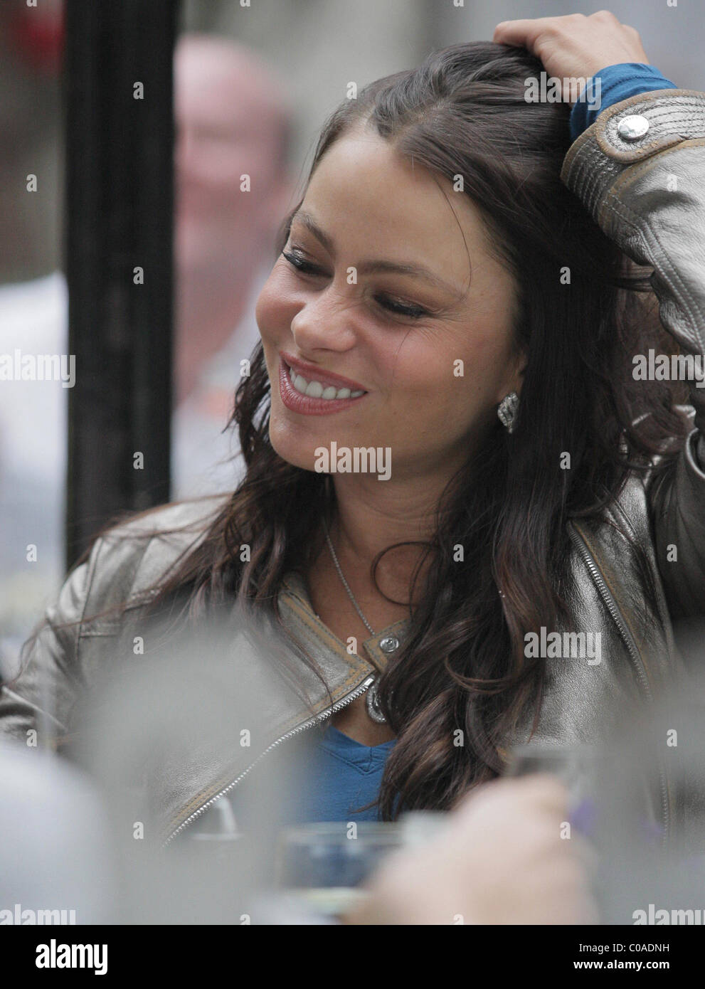 Actress Sophia Vergara having lunch at The Ivy restaurant with her ...