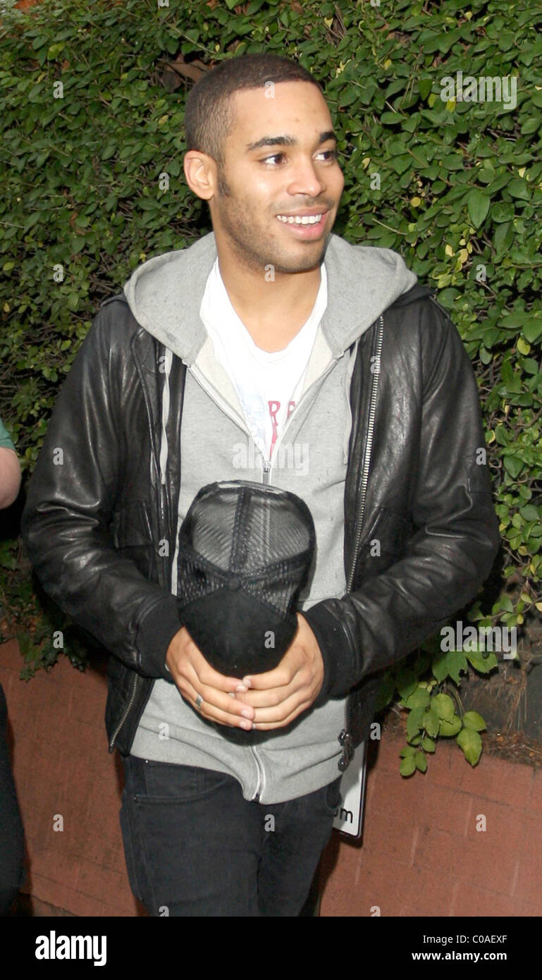 X Factor Finalists - Danyl Johnson sporting a new hairstyle as he ...