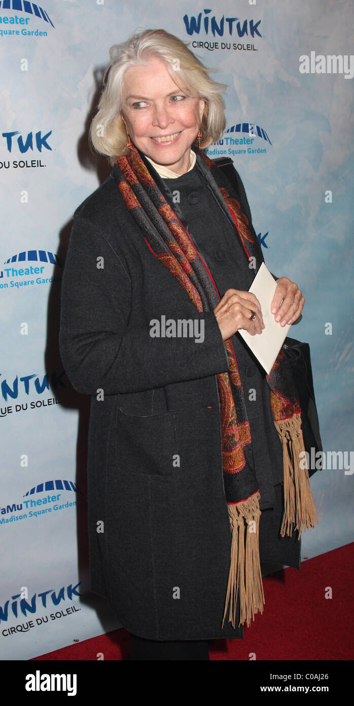 Ellen Burstyn World Premiere of Cirque Du Soleil's 'Wintuk' held at ...