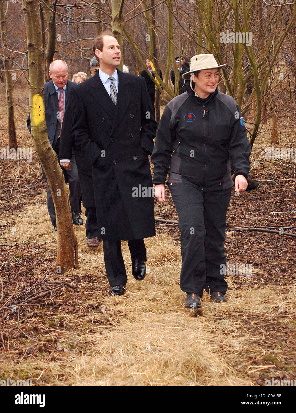 Prince Edward visits the Mirfield Marina charity project Mirfield, West ...