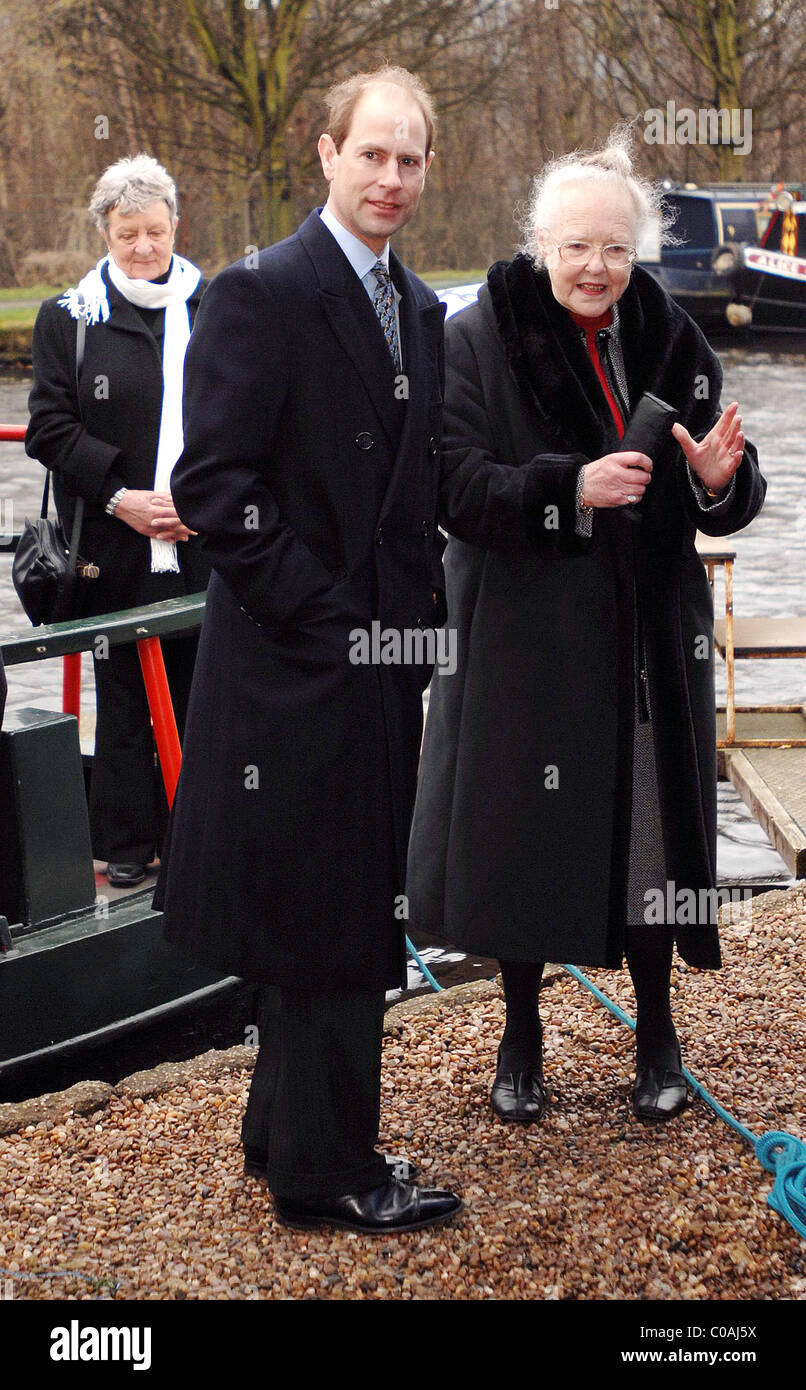 Prince Edward visits the Mirfield Marina charity project Mirfield, West ...